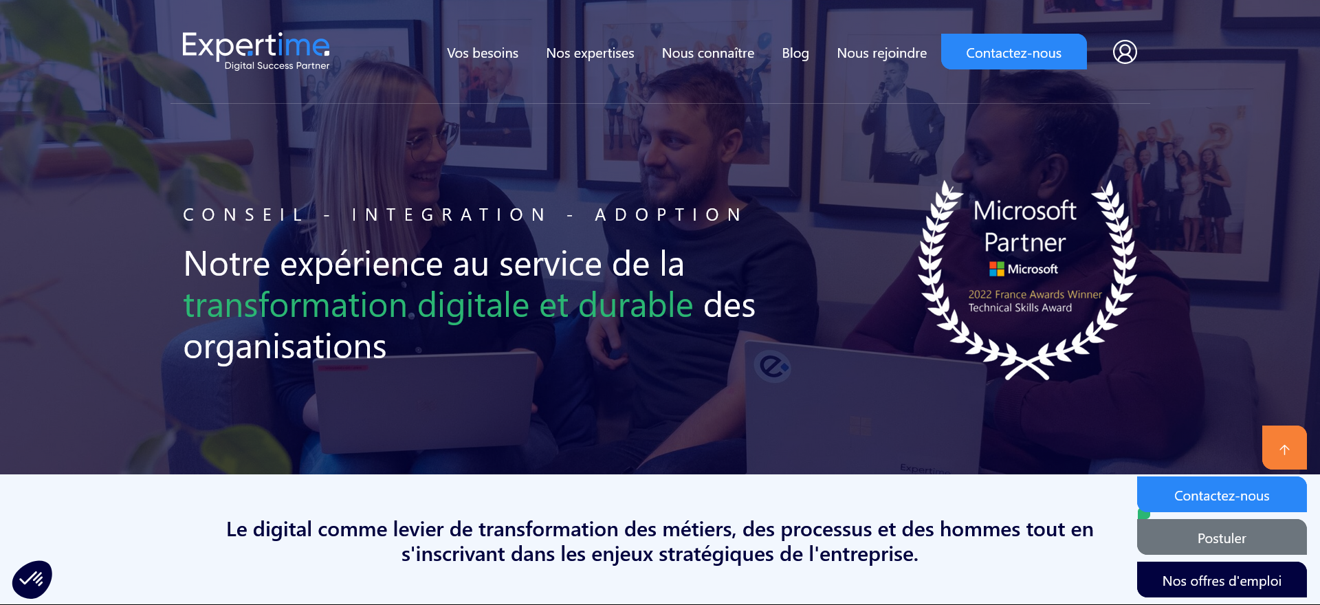 Expertime accompagne la digitalisation RH | StorizBorn Expertime accompagne la digitalisation RH | StorizBorn